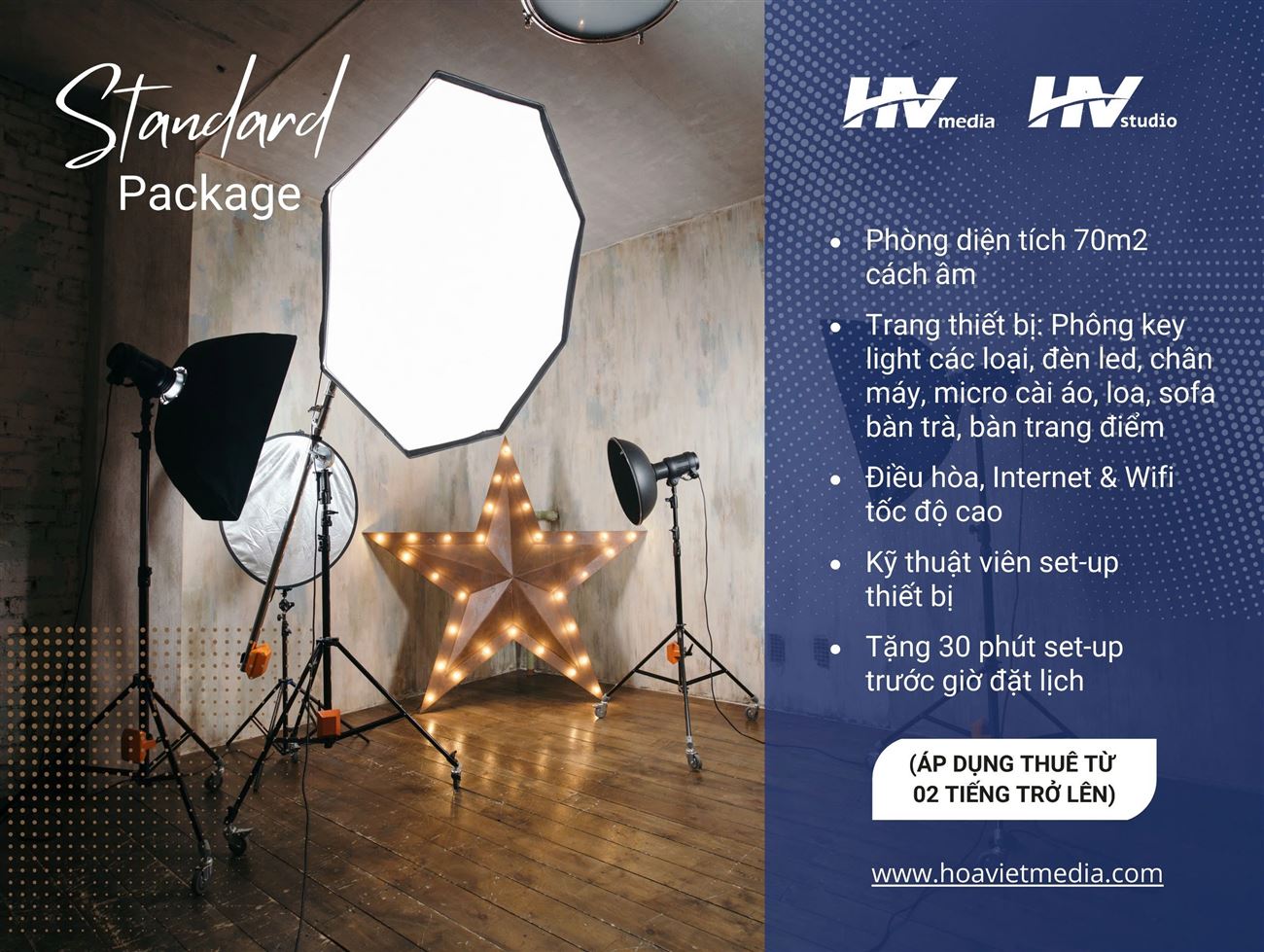 Standard Package – The Perfect Choice for Basic Filming Needs